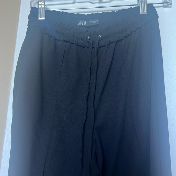 Zara | Pants & Jumpsuits | Zara Black Drawstring Pants | Poshmark